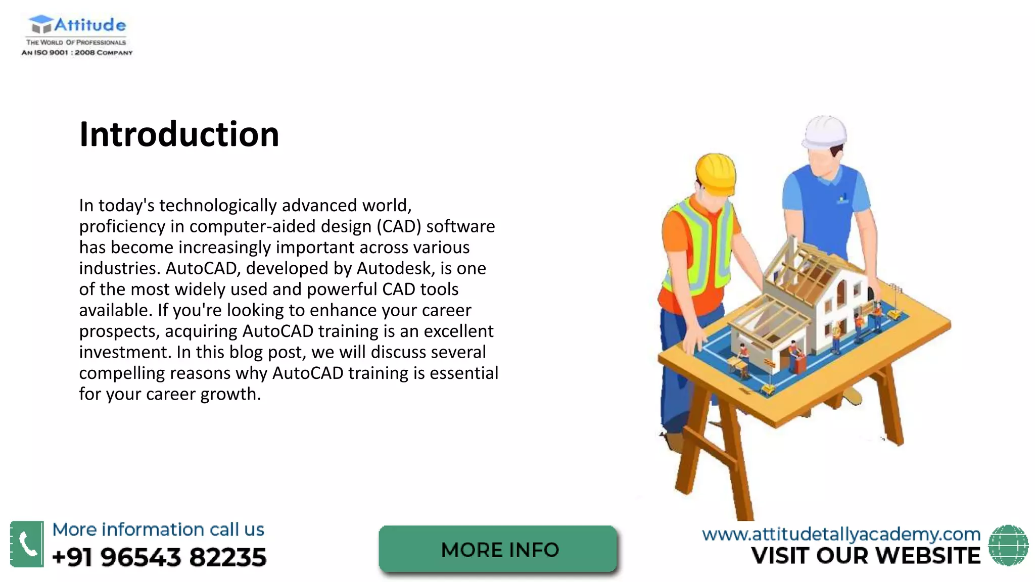 Reasons Why AutoCAD Training is Essential for Your Carrer Growth | PPTX