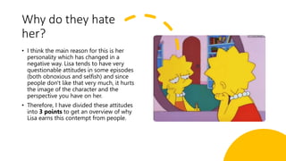 Reasons why Lisa Simpson is the villain of.pptx