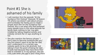 Reasons why Lisa Simpson is the villain of.pptx