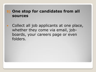 Reasons why you can’t resist recruiterbox! | PPT