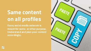 Reasons why your brand not doing good on social media | PPTX