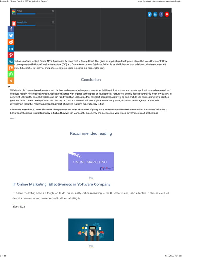 Reason To Choose Oracle Apex Application Express Pdf