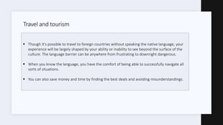 Reason to learn a foreign languages.pptx