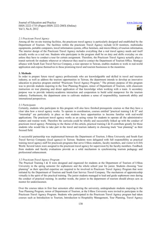 Reassessing the core of tourism education from the perspectives of ...