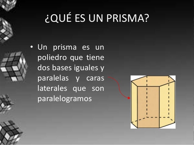 áReas y volúmenes de prismas