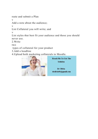 reate and submit a PlanvAdd a note about the audience;vList .docx