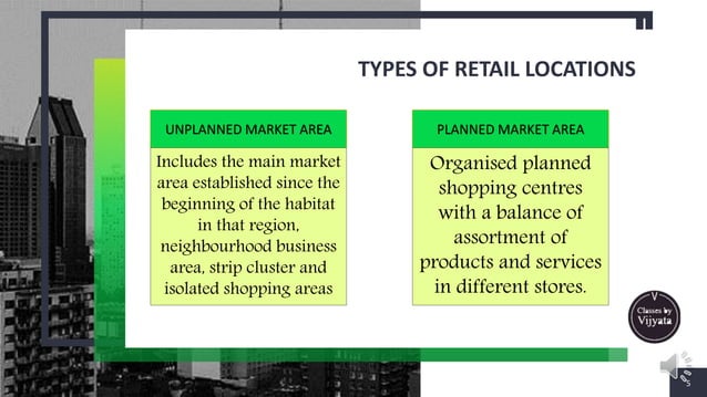 Retail Store Location | PPTX | Malls & Shopping Centers | Attractions