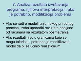 Rešavanje problema korišćenjem računara | PPT