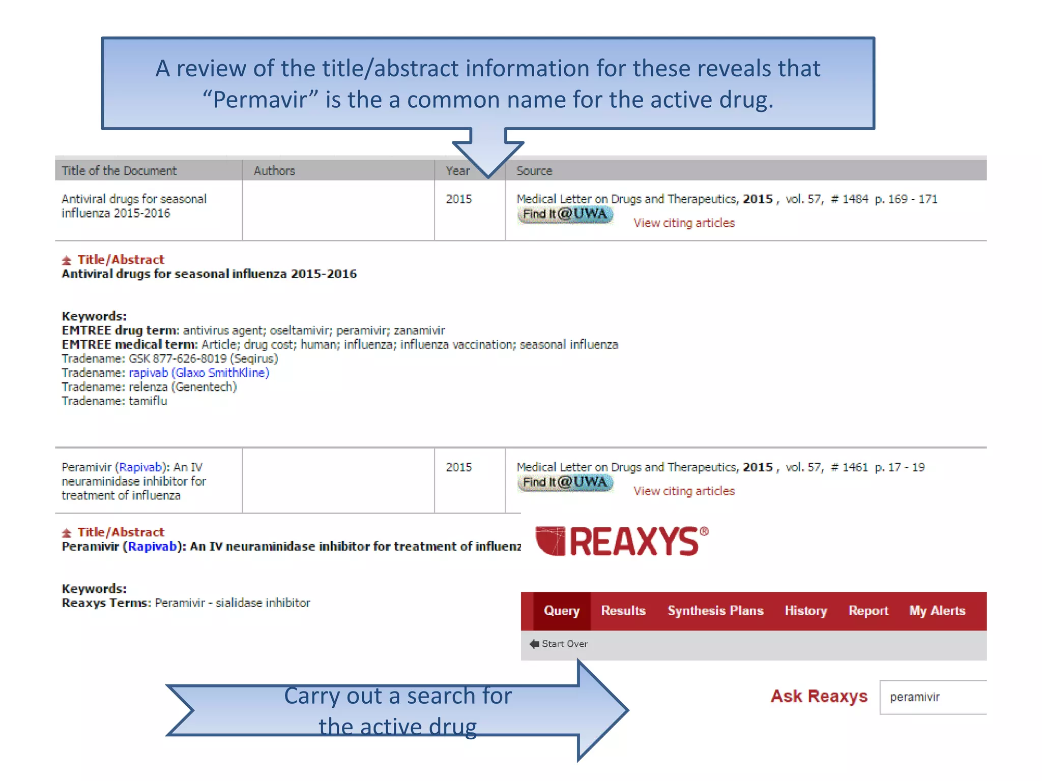 Reaxys Chemistry database | PPTX | Chemistry | Science
