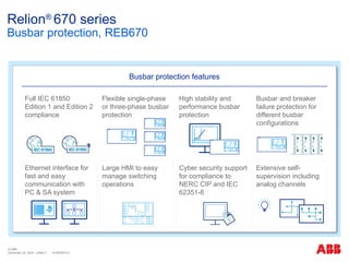 REB670 2.1 Bus Bar relay introduction for bus protection | PPT