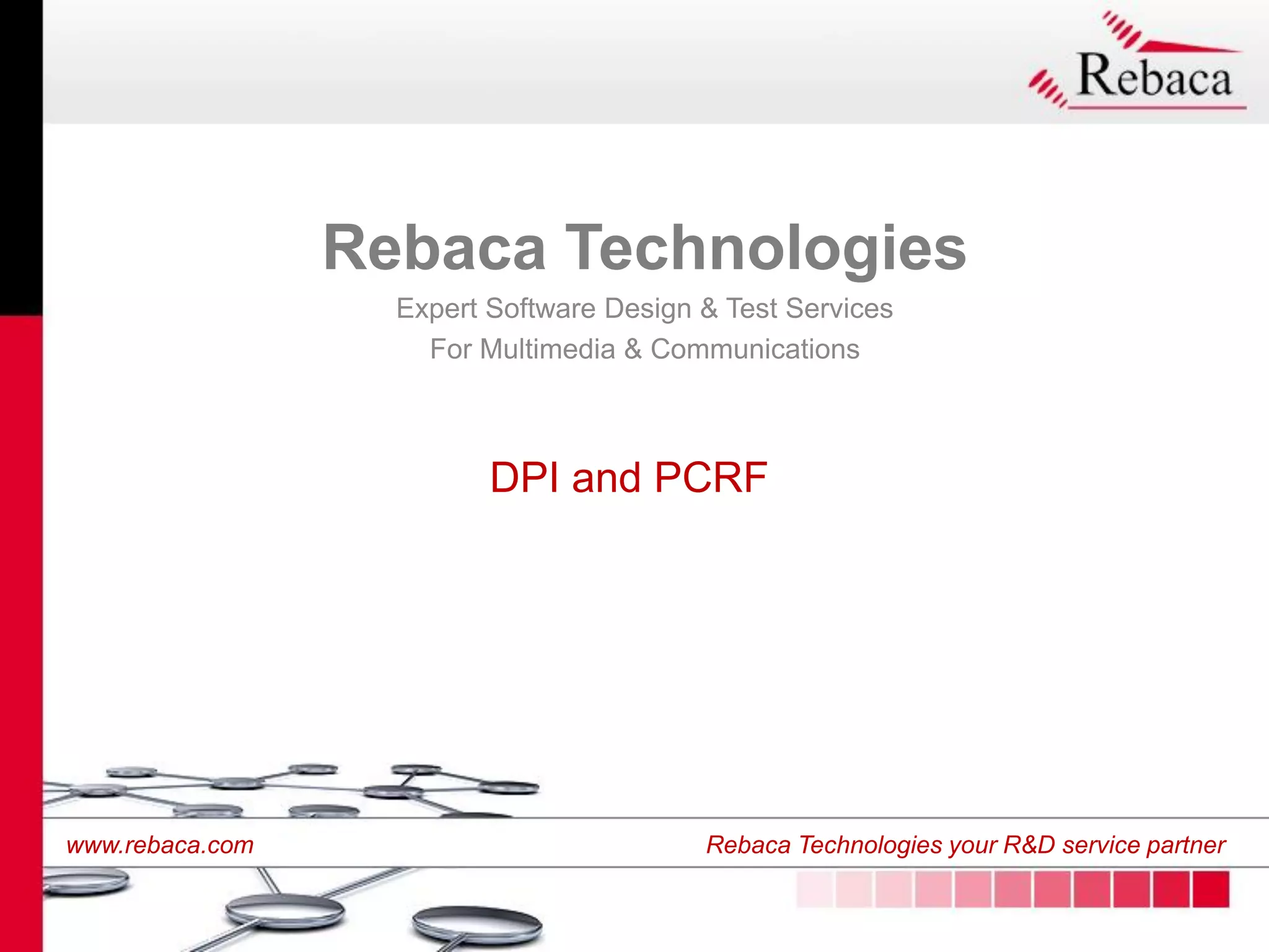 Rebaca DPI and PCRF Expertie Overview | PDF
