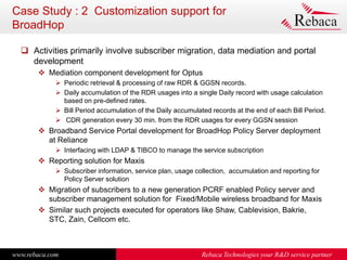 Rebaca DPI and PCRF Expertie Overview | PDF