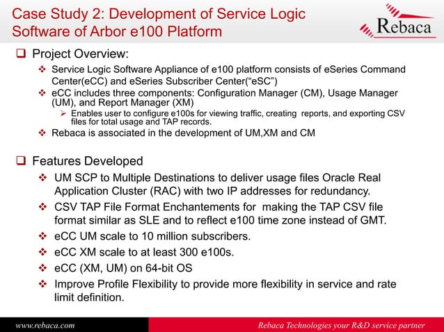 Rebaca DPI and PCRF Expertie Overview | PDF