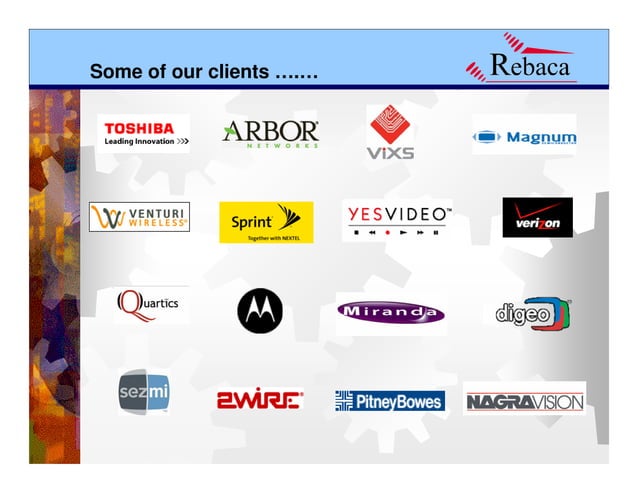 Rebaca Technologies Corporate Overview | PDF