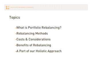Rebalancing | PDF