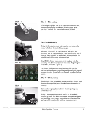 Reballing instruction manual | PDF