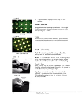 Reballing instruction manual | PDF