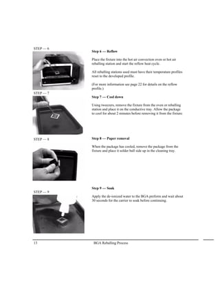 Reballing instruction manual | PDF