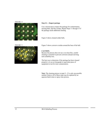 Reballing instruction manual | PDF