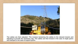 transmission line installation | PPTX