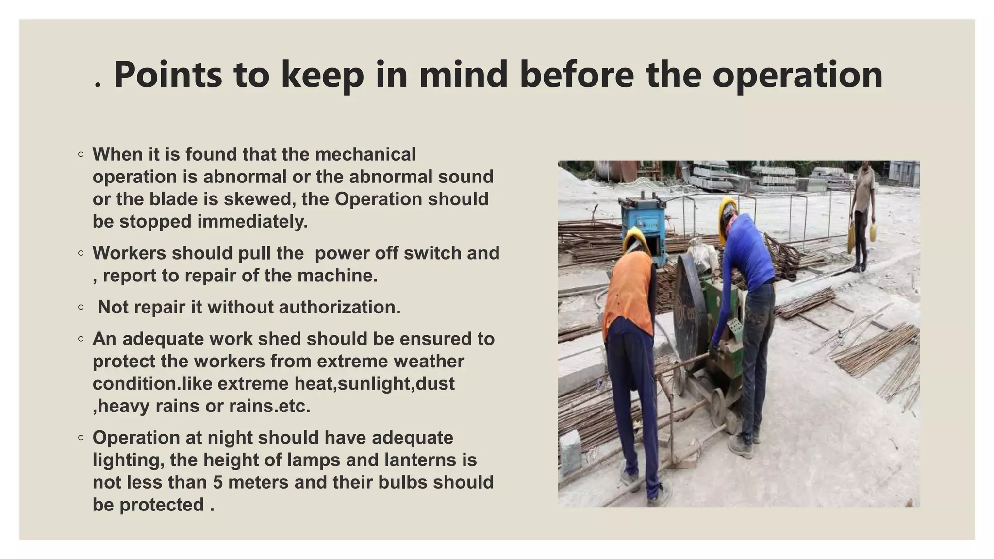 Rebar cutting hazards | PPTX