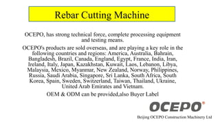 Rebar cutting machine/Rebar Cutter | PPT