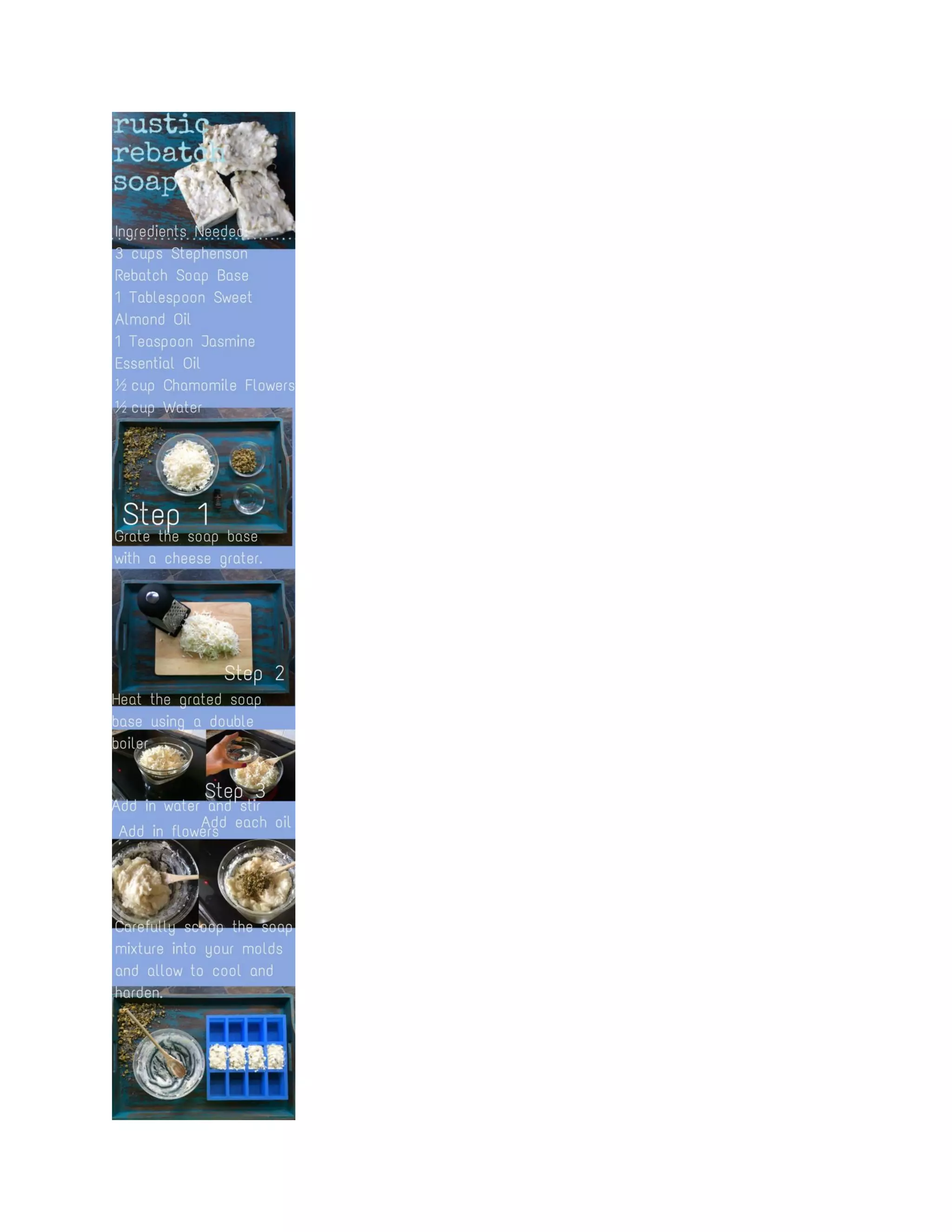 Rustic rebatch soap recipe | PDF