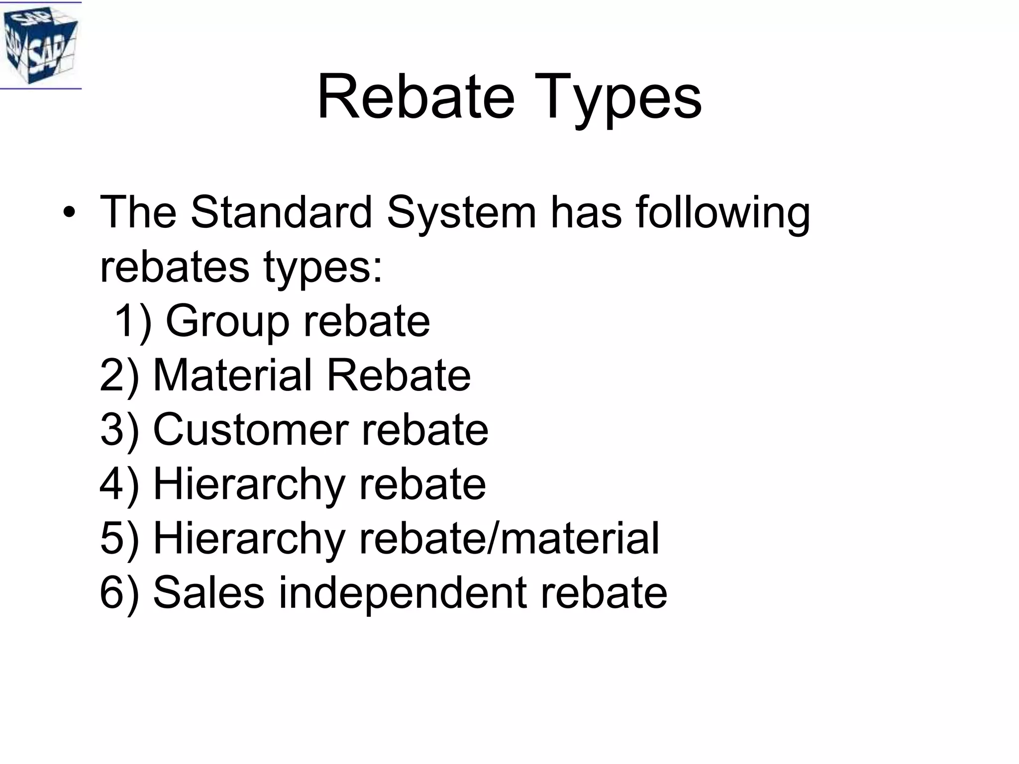Rebate sap SD.ppt