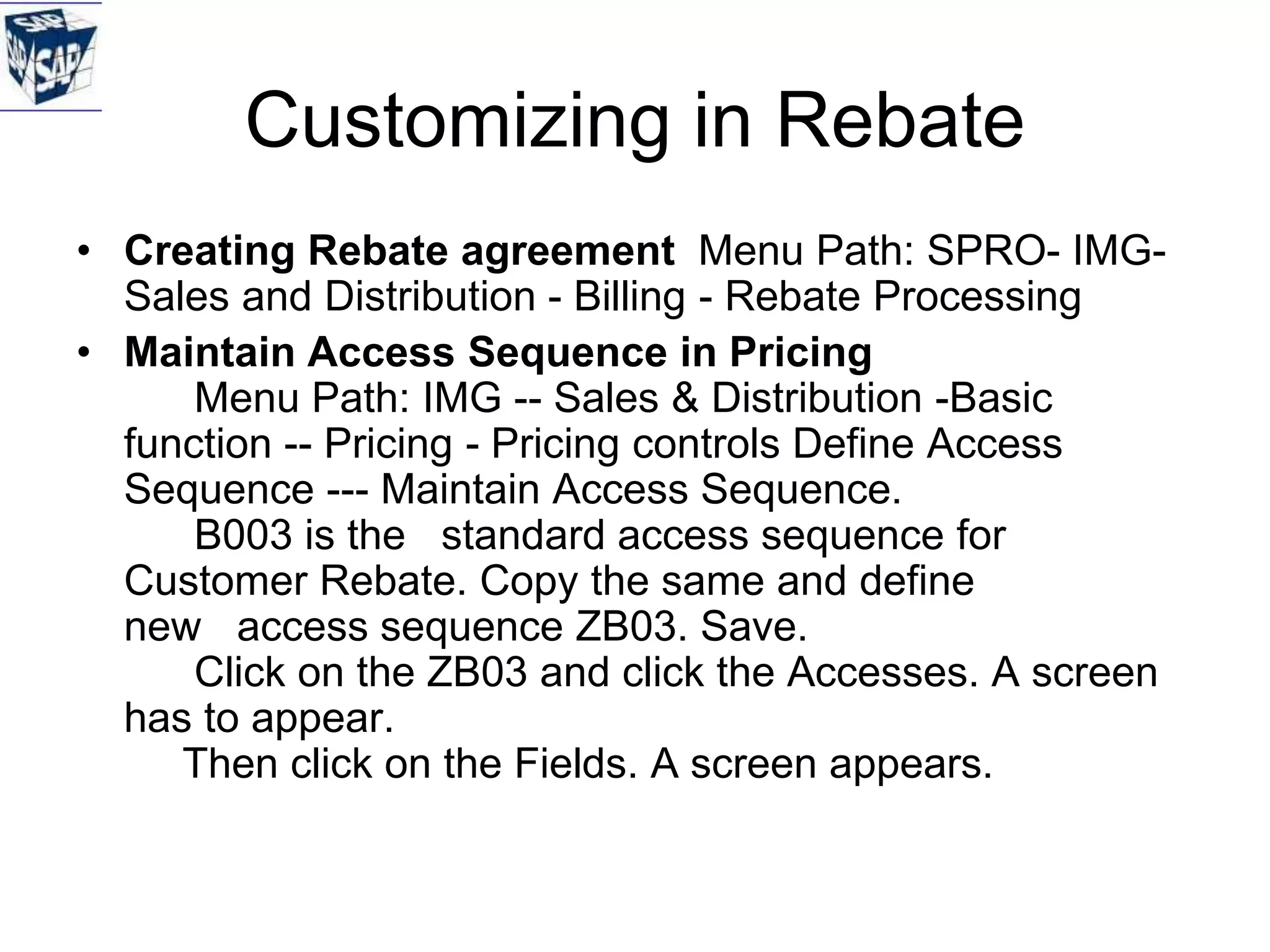 Rebate sap SD.ppt
