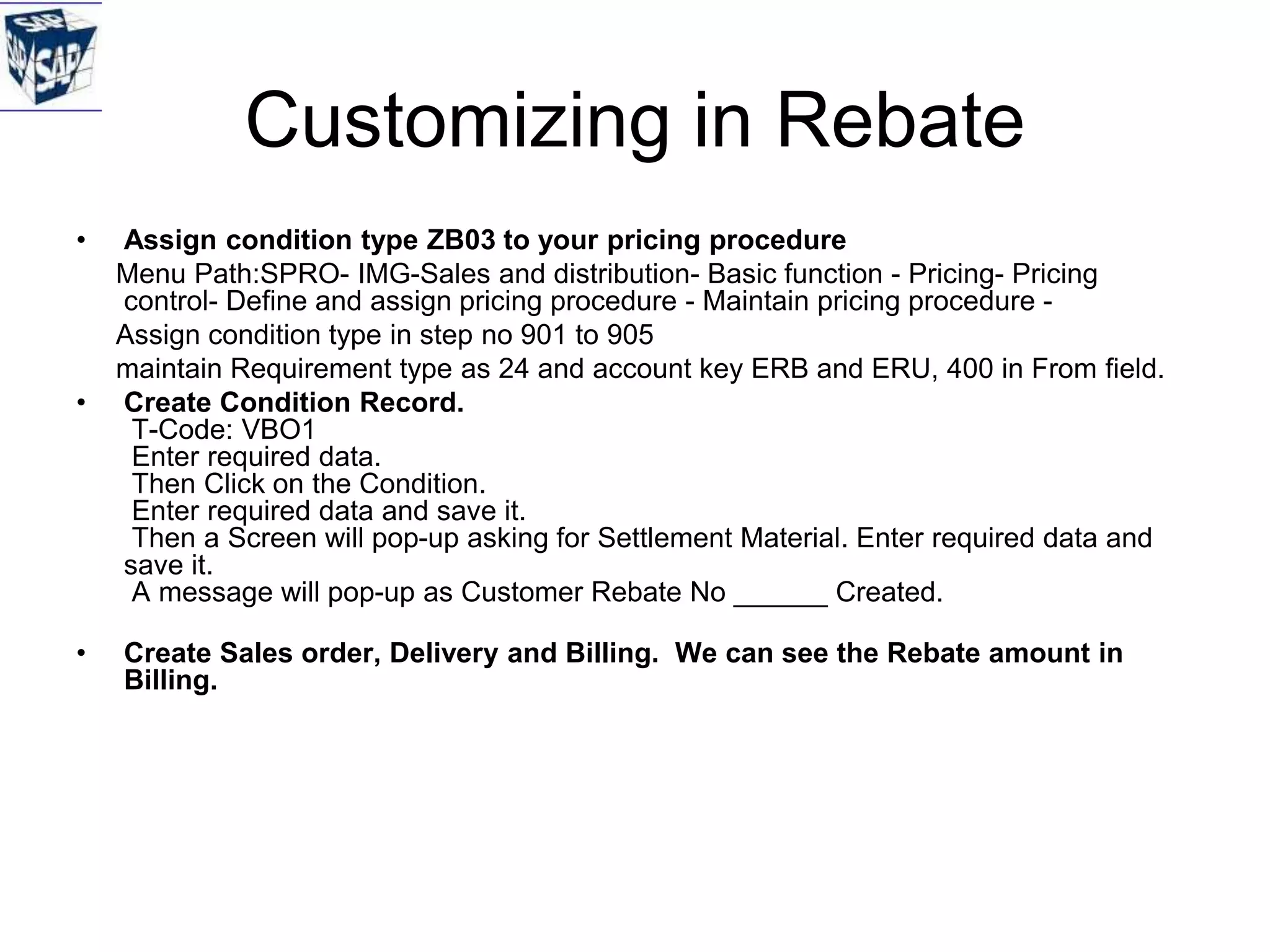 Rebate sap SD.ppt
