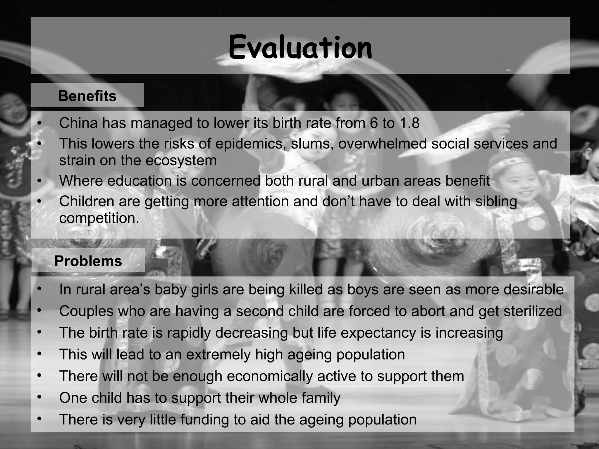 Rebecca Chinas One Child | PPT