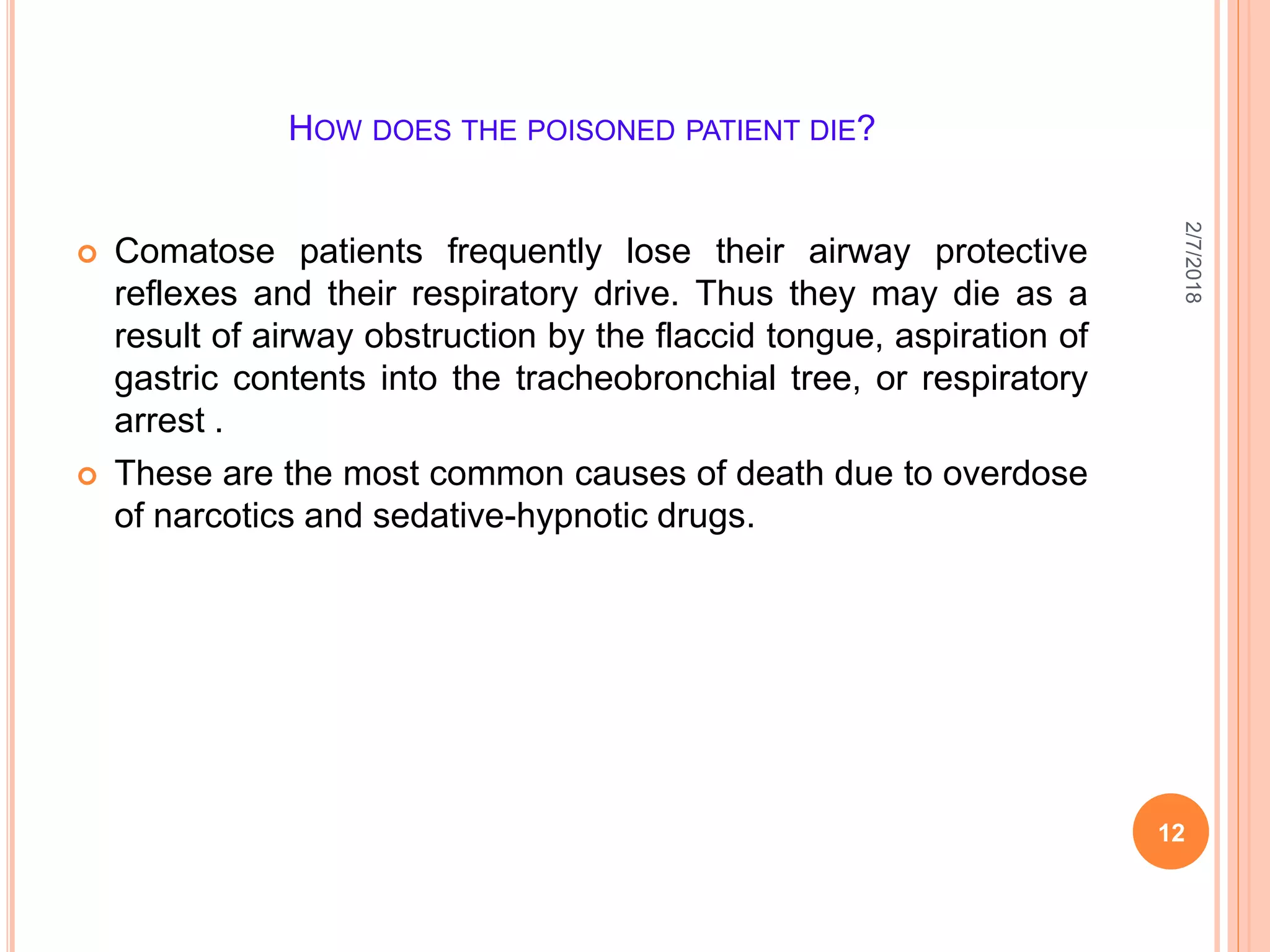 acute poisoning and management | PPTX