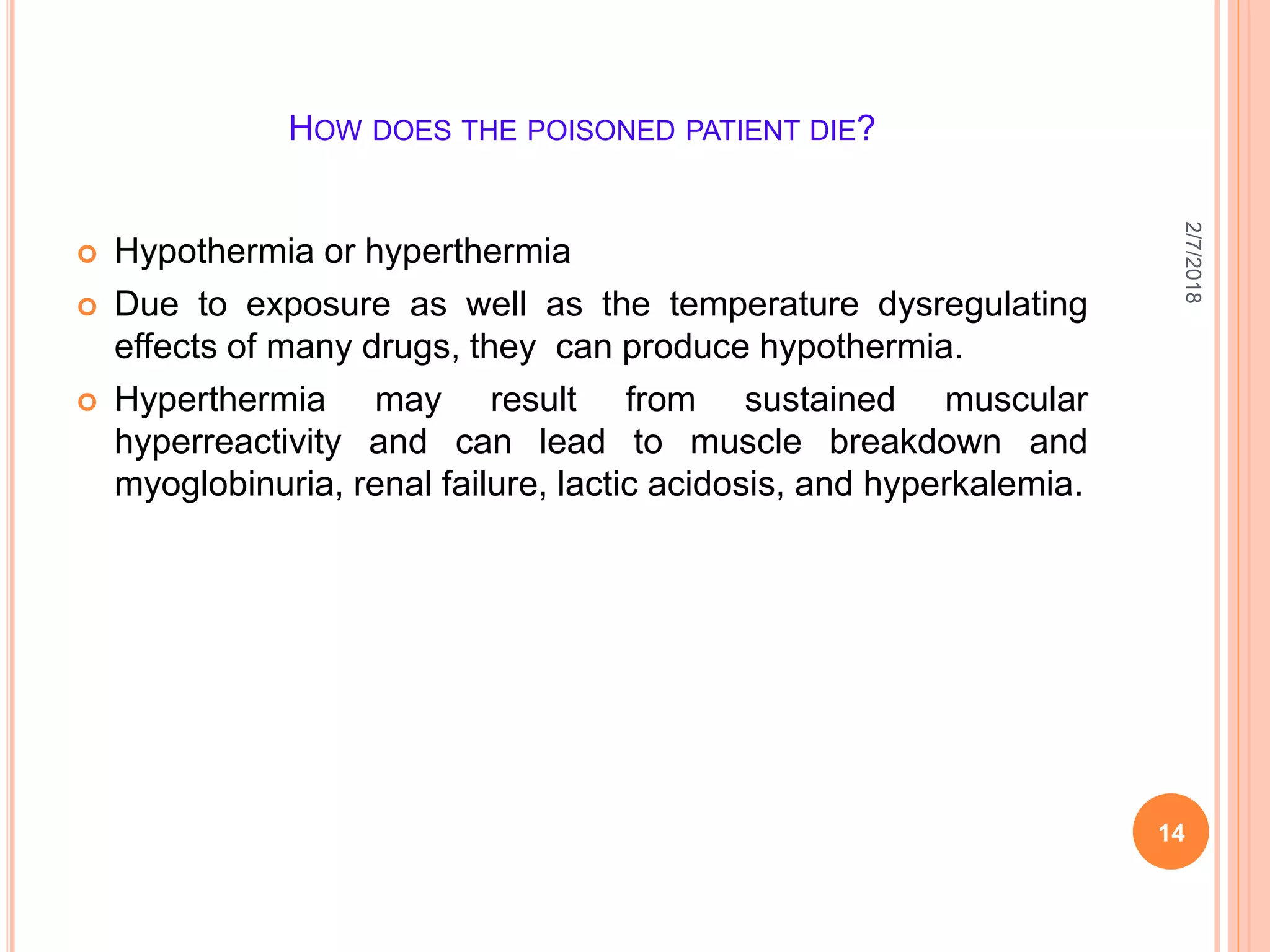 acute poisoning and management | PPTX