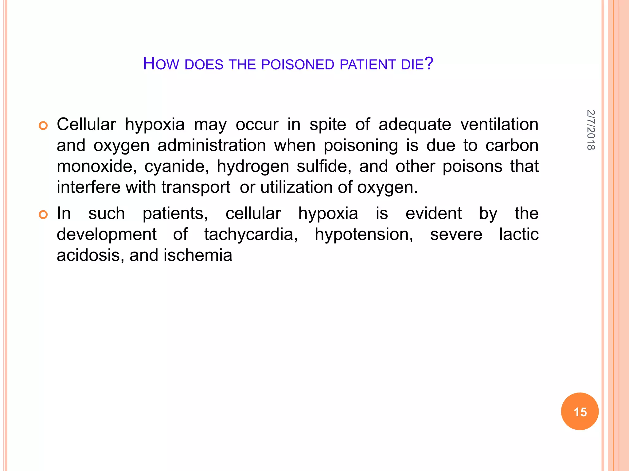 acute poisoning and management | PPTX