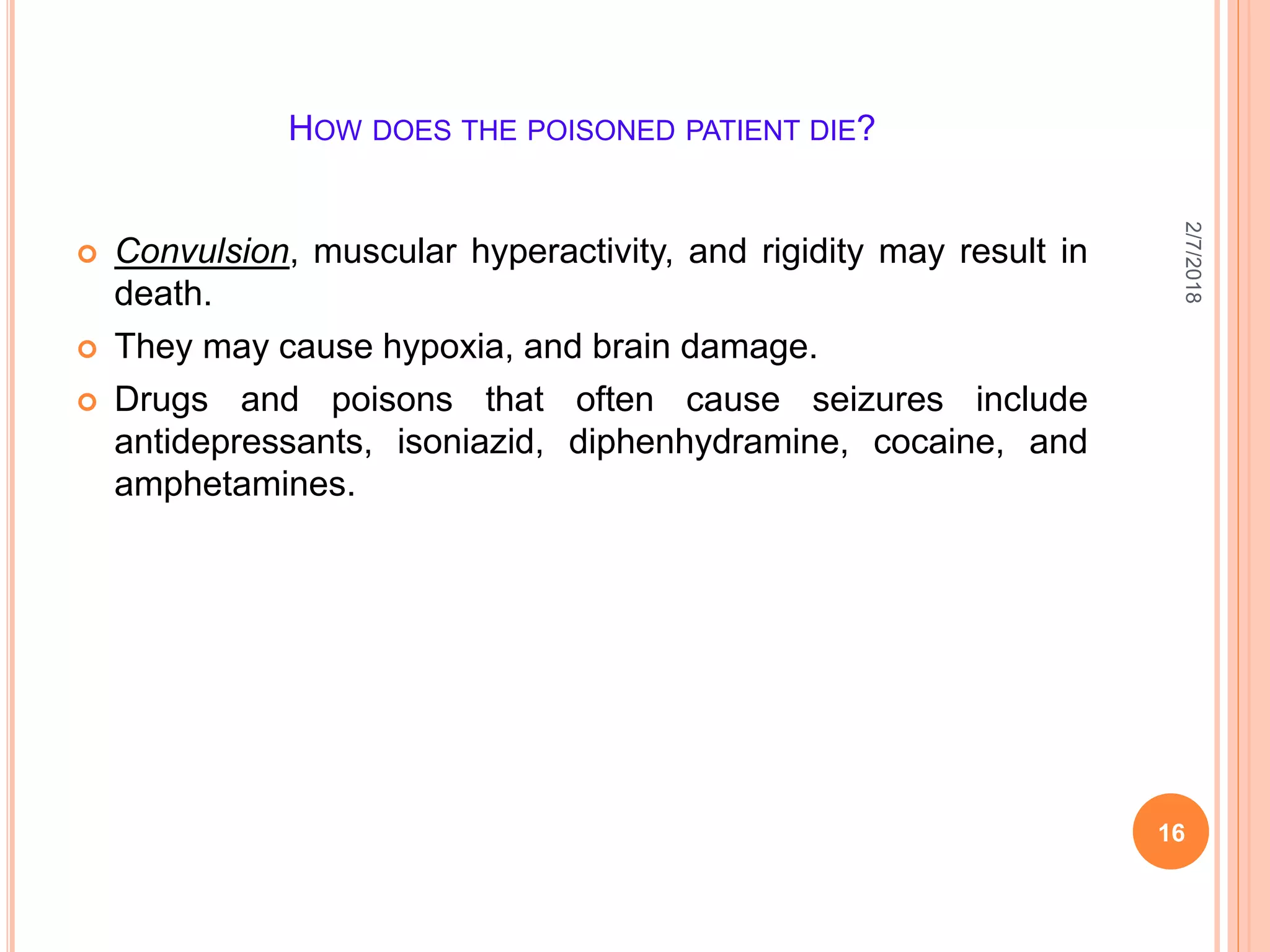 acute poisoning and management | PPTX