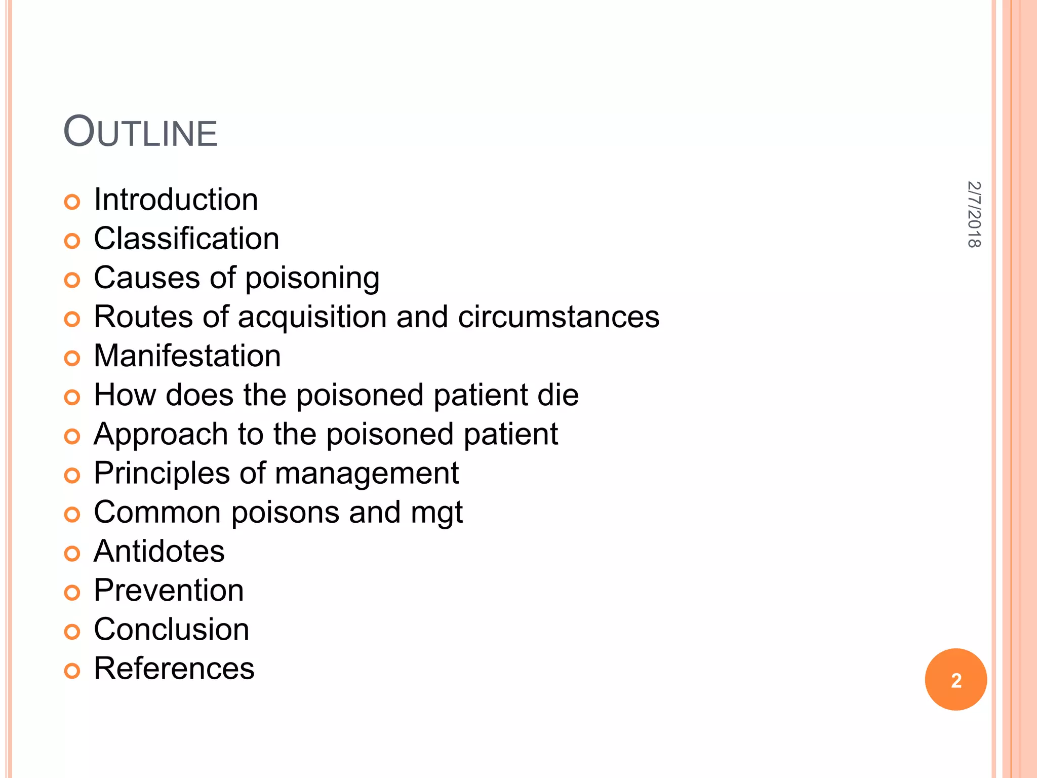 acute poisoning and management | PPTX