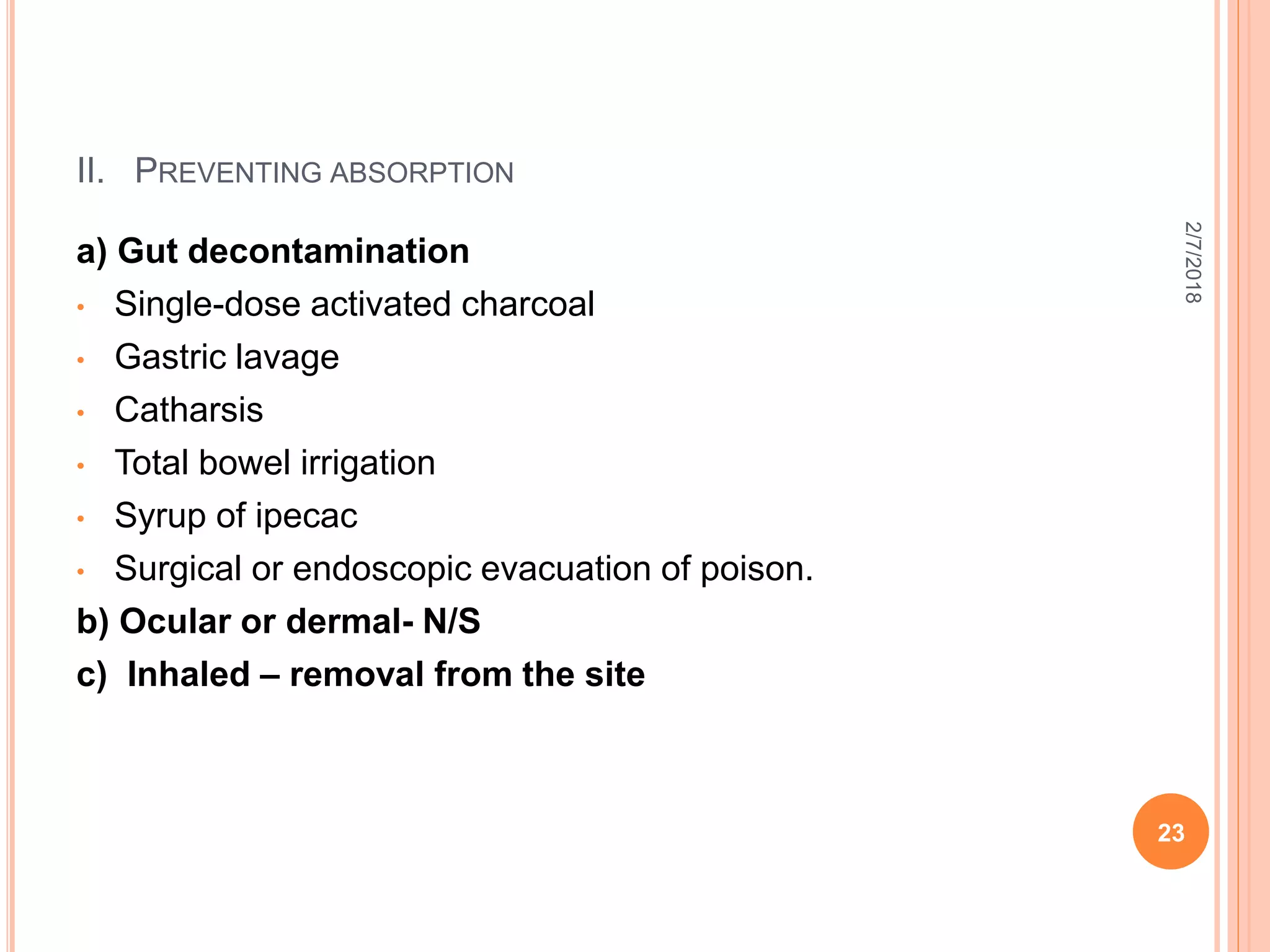 acute poisoning and management | PPTX