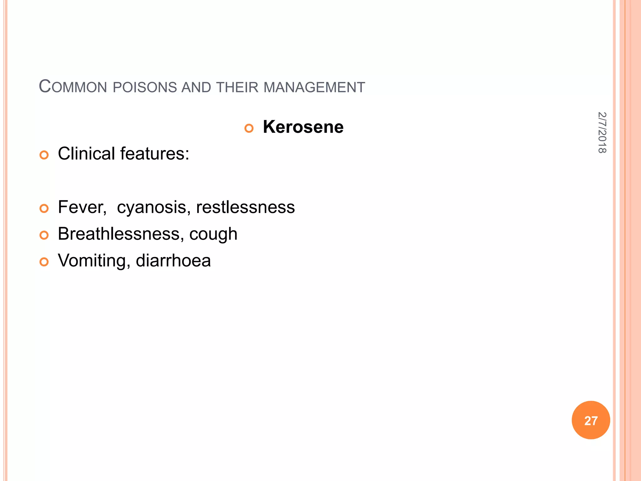 acute poisoning and management | PPTX