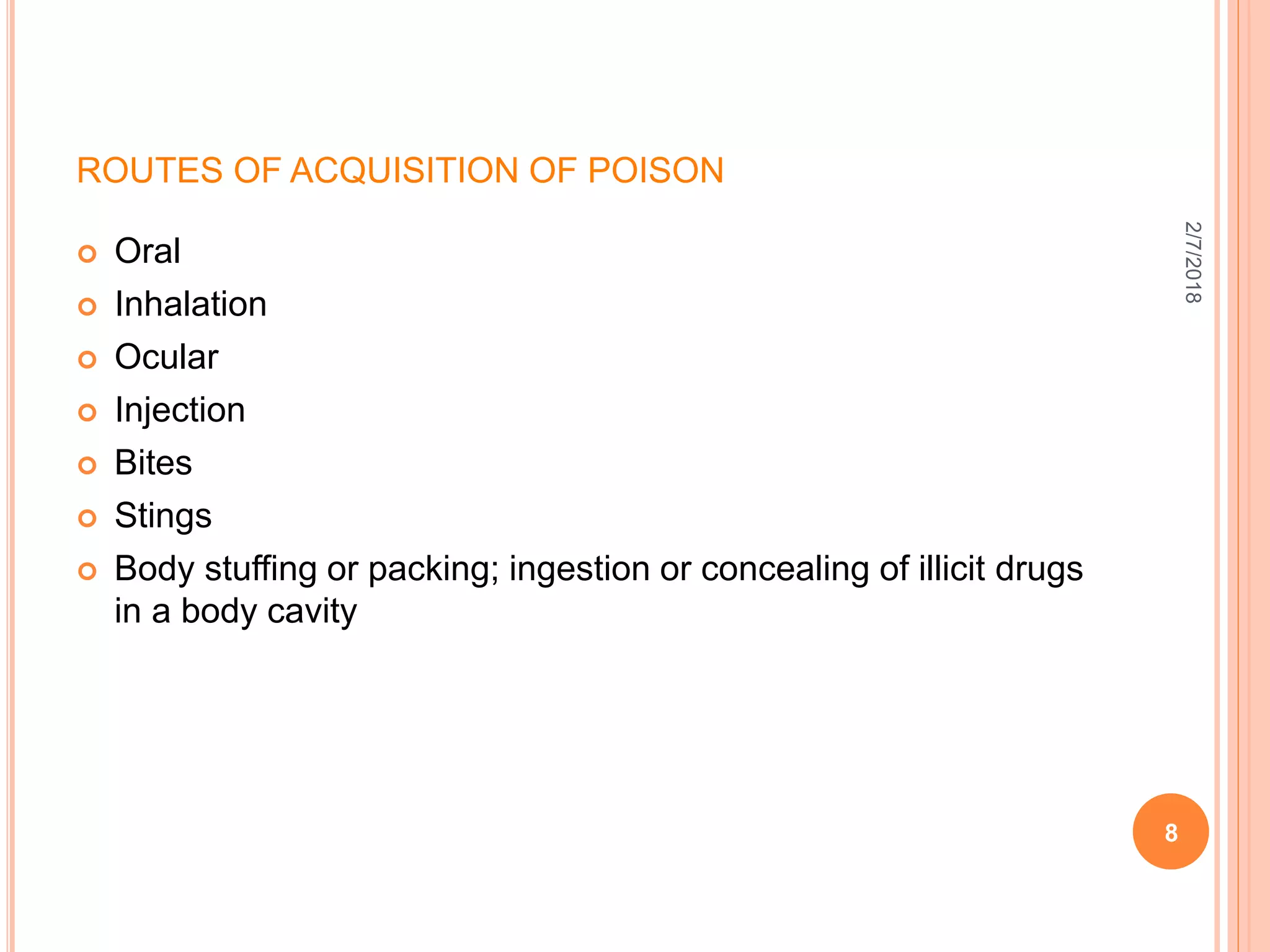 acute poisoning and management | PPTX