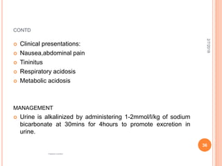acute poisoning and management | PPTX