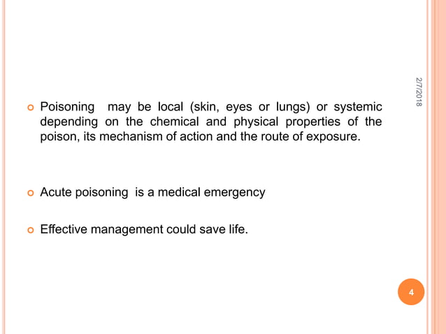 acute poisoning and management | PPTX | Heart and Cardiovascular ...