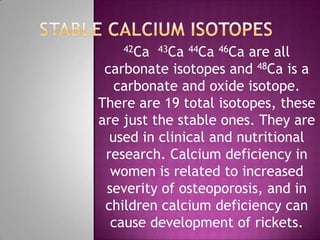 Calcium (Rebecca Barnes) | PPT