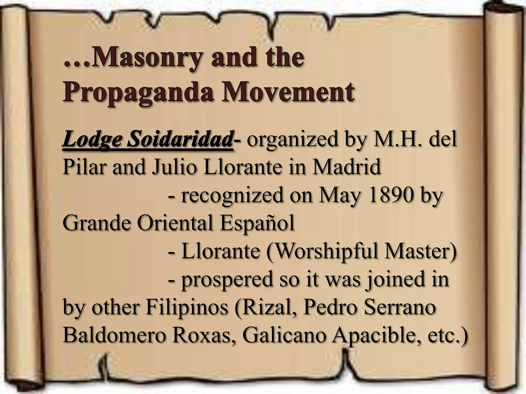 Propaganda Movement (in Philippine History) | PPTX