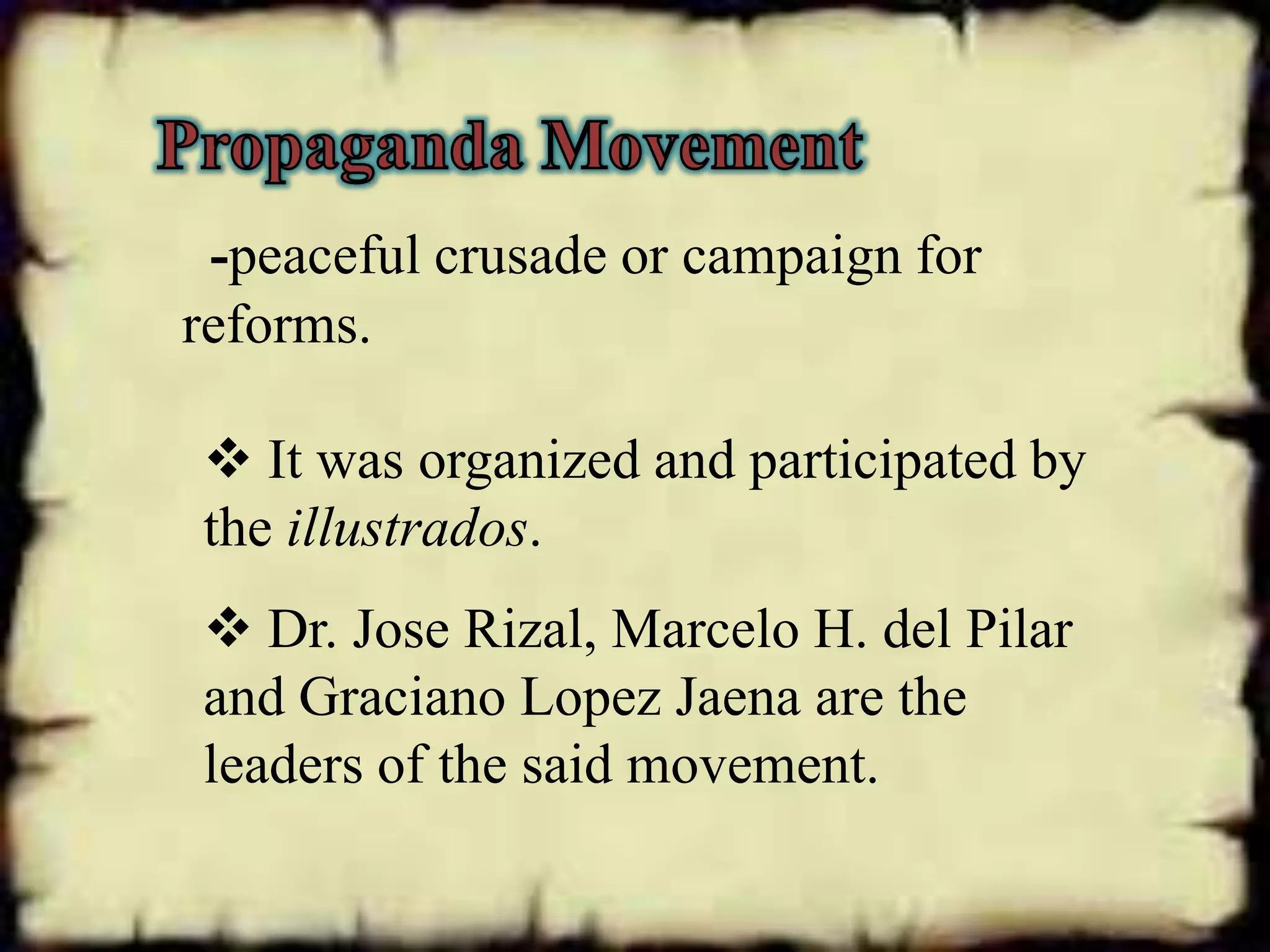 Propaganda Movement (in Philippine History) | PPTX