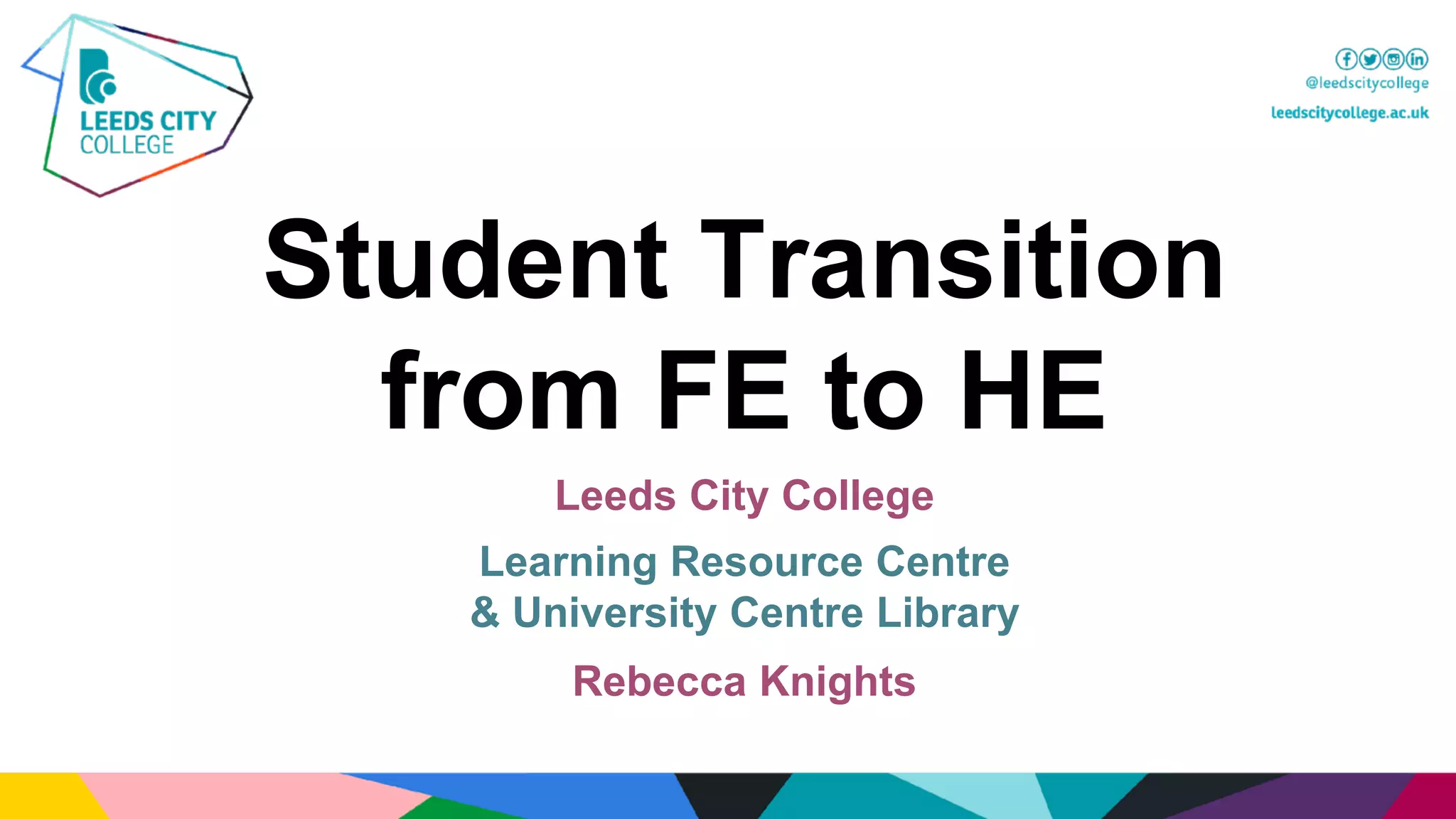 Student Transition from FE to HE | PDF