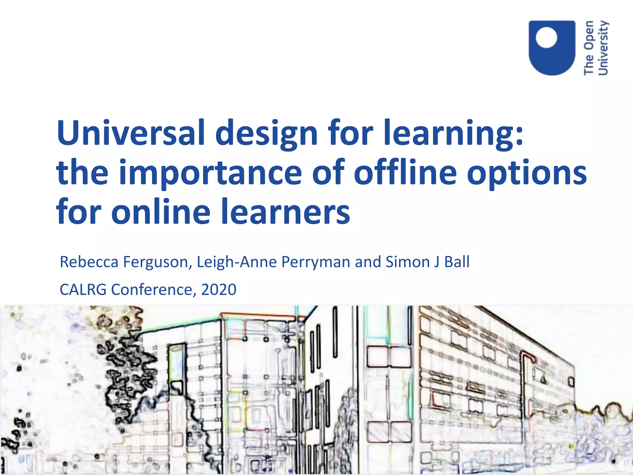 Universal design for learning: the importance of offline options for ...