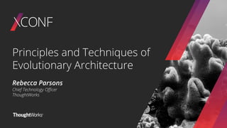 Princípios de Arquitetura Evolutiva | PPT