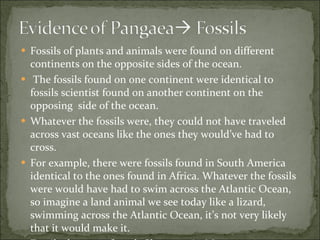 The Theory of Pangaea by: Rebecca | PPT