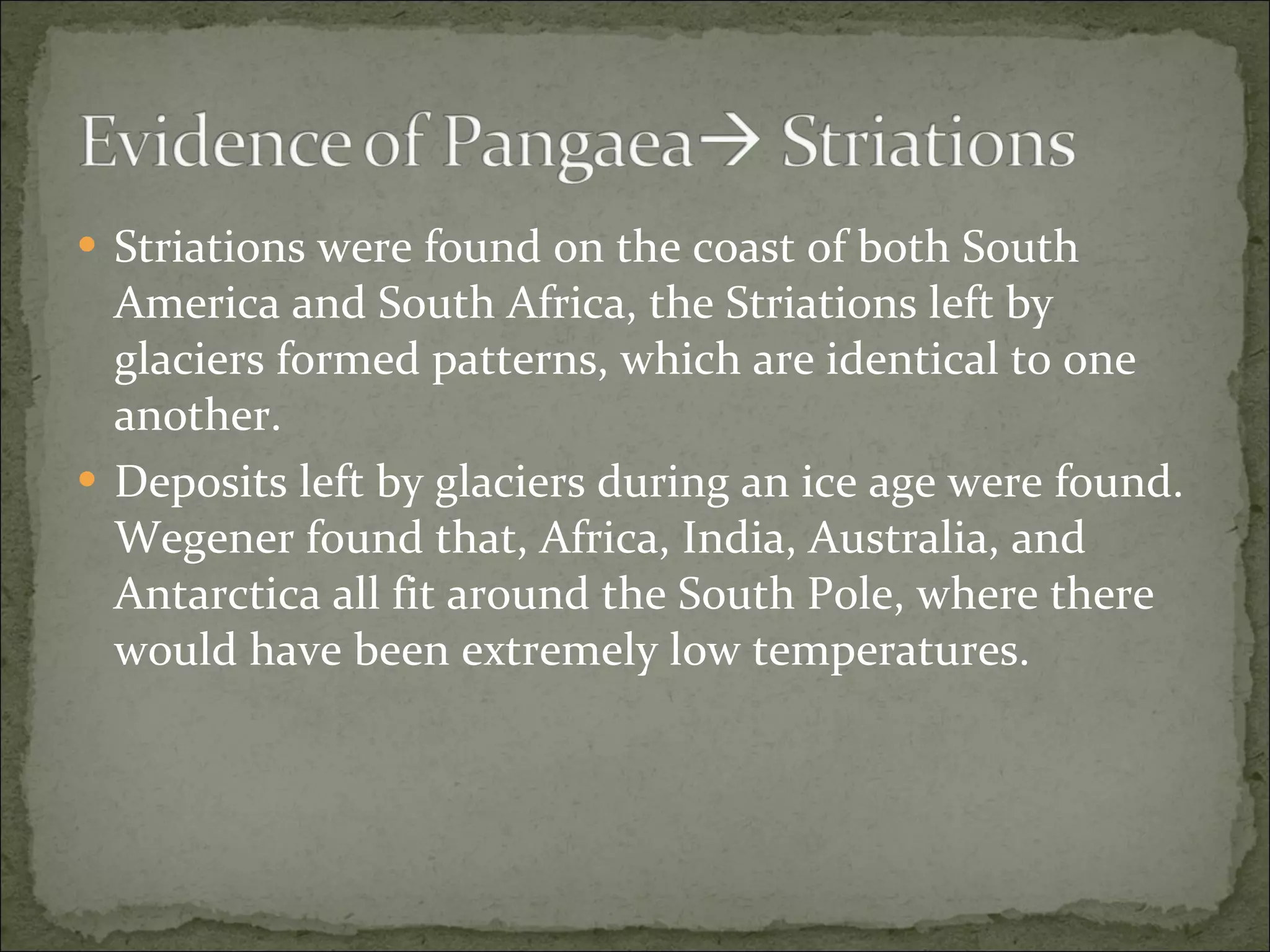 The Theory of Pangaea, by : Rebecca | PPT