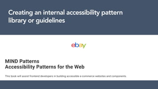 My experiences working in accessibility | PPT